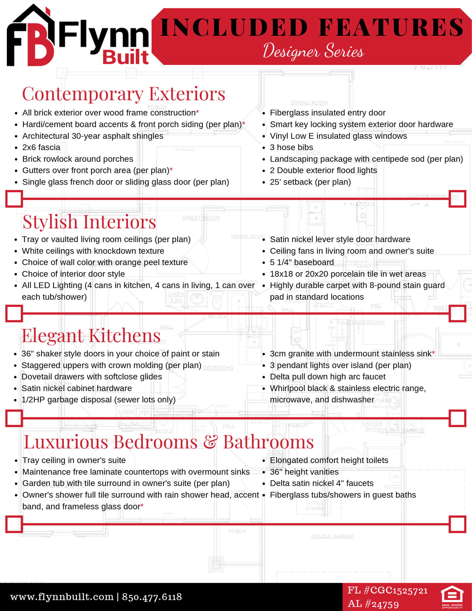 Floor Plans - FlynnBuilt
